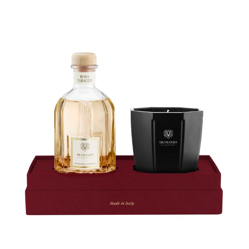 Dr. Vranjes Rosa Tabacco Diffuser and Candle Set | Beauty Court
